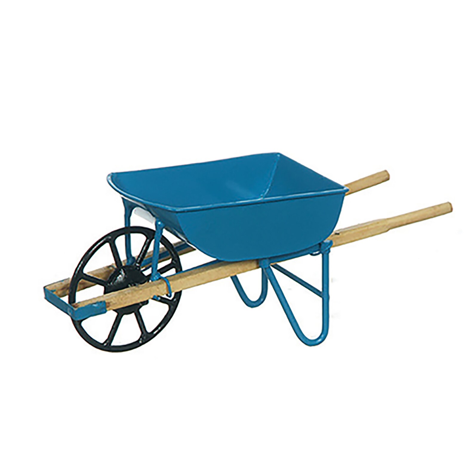 Dollhouse Miniature Blue Wheelbarrow by Town Square Miniatures - Etsy