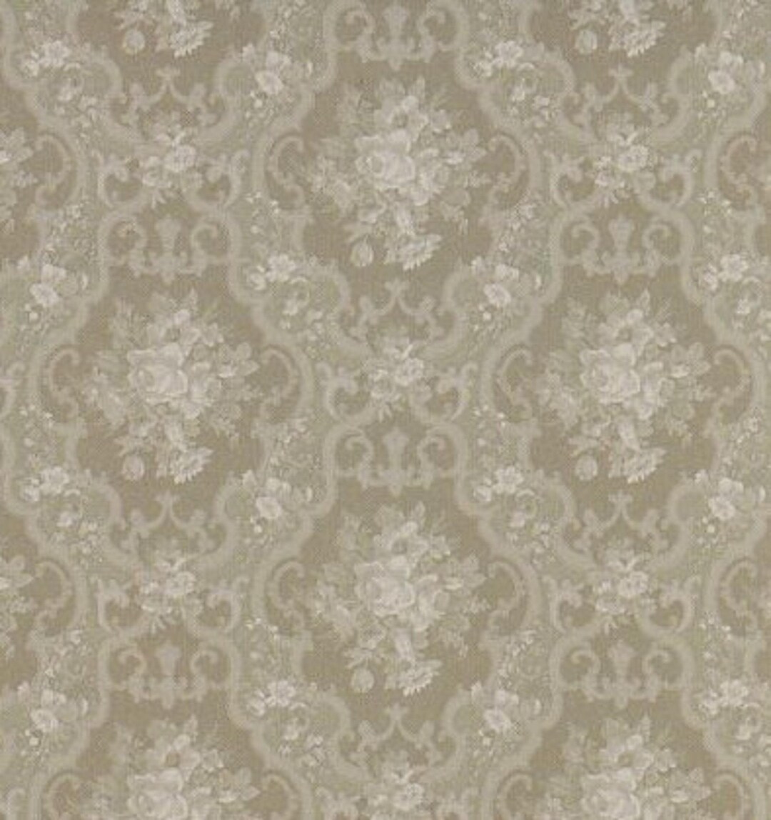 Dollhouse Wallpaper Wallpaper English Rose by Minigraphics - Etsy