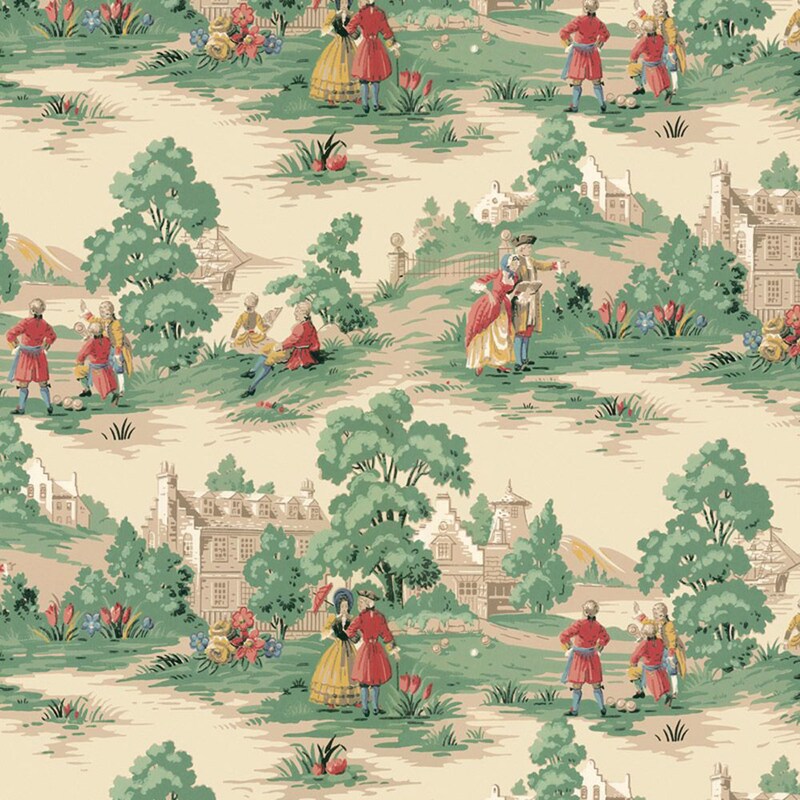 Colonial Wallpaper - Etsy