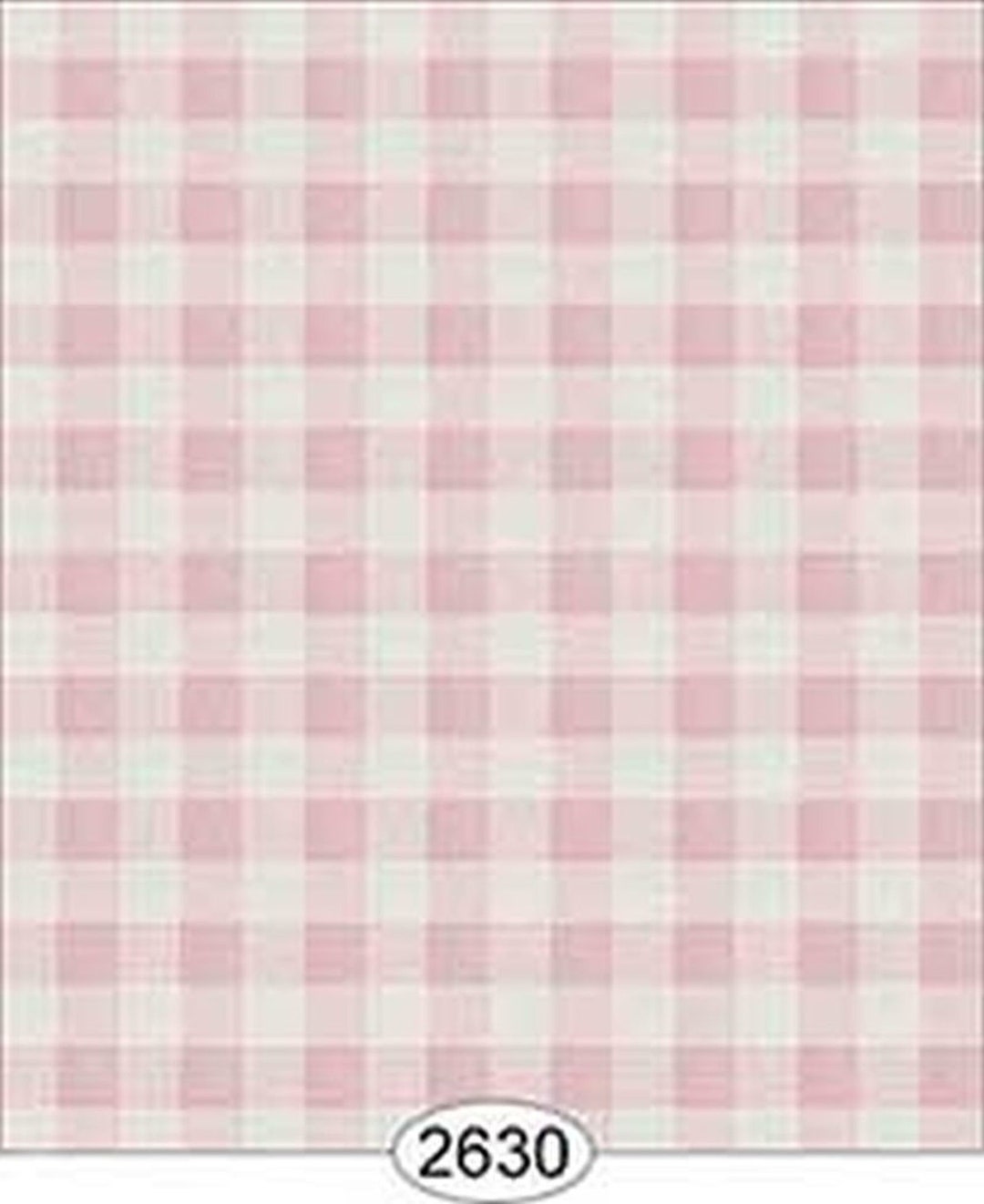 Dollhouse Miniature 1:12 Scale Wallpaper Rose Hill Check in Pink - Etsy