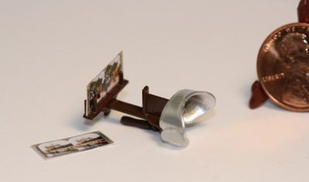 Dollhouse Miniature Vintage Look Stereoscope by Chrysnbon - Etsy
