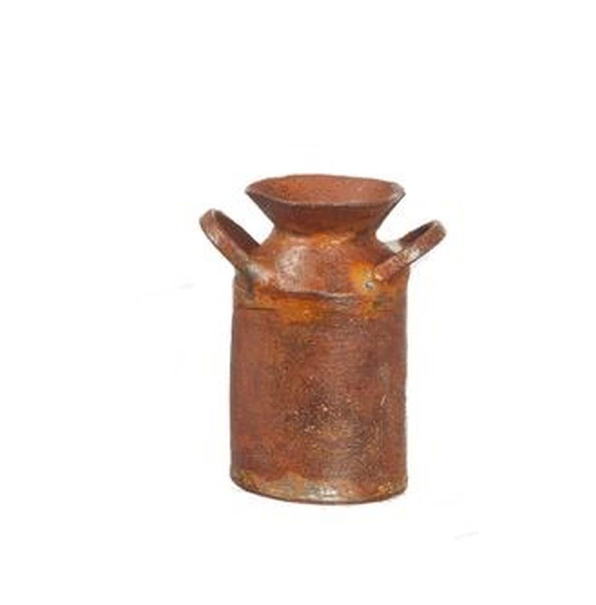 Dollhouse Miniature Rusty Milk Can by Town Square Miniatures - Etsy