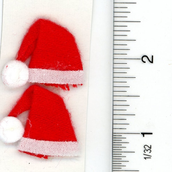 Miniature Santa Hats - Etsy