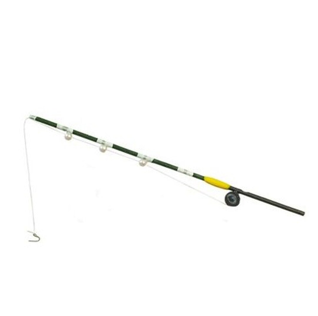 Dollhouse Miniature Fishing Rod by Town Square Miniatures - Etsy