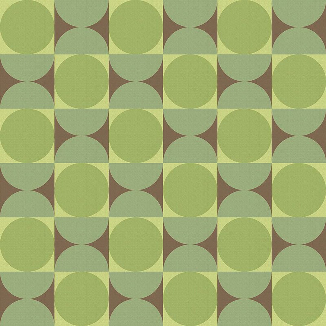 Dollhouse Wallpaper Retro Reverb by Bradbury and Bradbury - Etsy