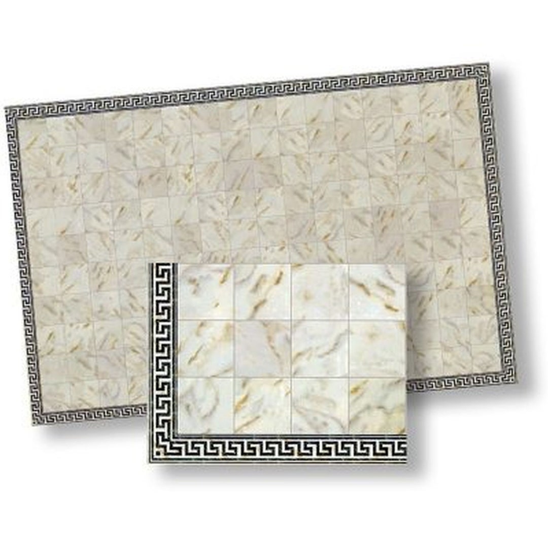Dollhouse Miniature White Faux Marble Floor Tile Etsy