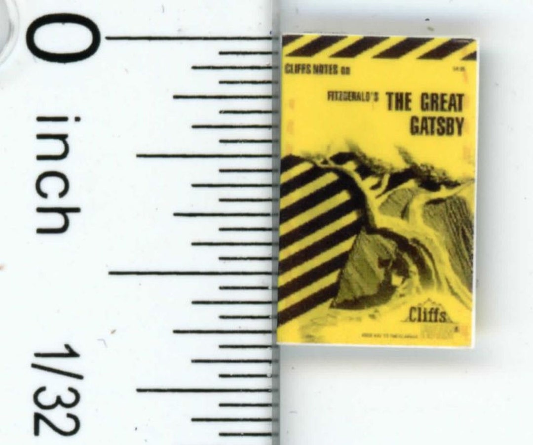 Dollhouse Miniature Cliff Notes for the Great Gatsby by Cindi's Minis ...