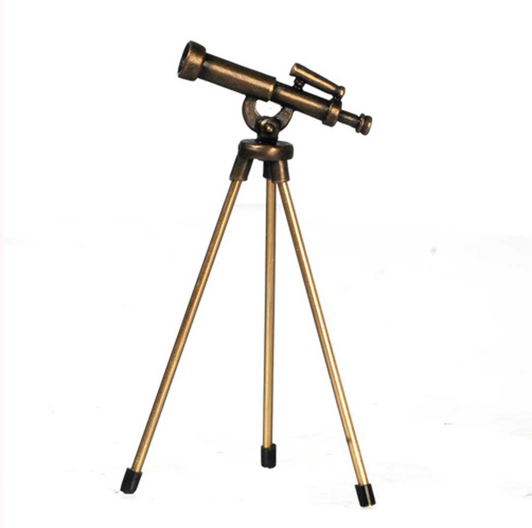 Dollhouse Miniature Telescope With Triple Legs by Town Square ...