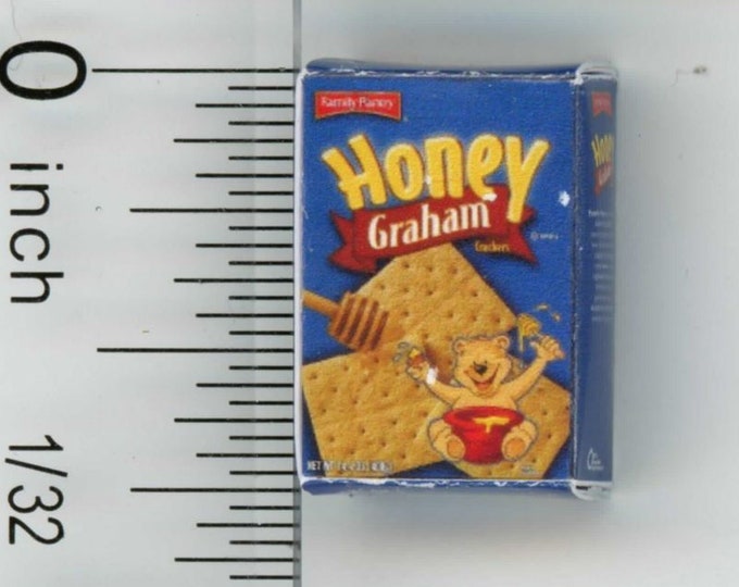 Dollhouse Miniature Graham Crackers by Cindi's Mini's - Etsy