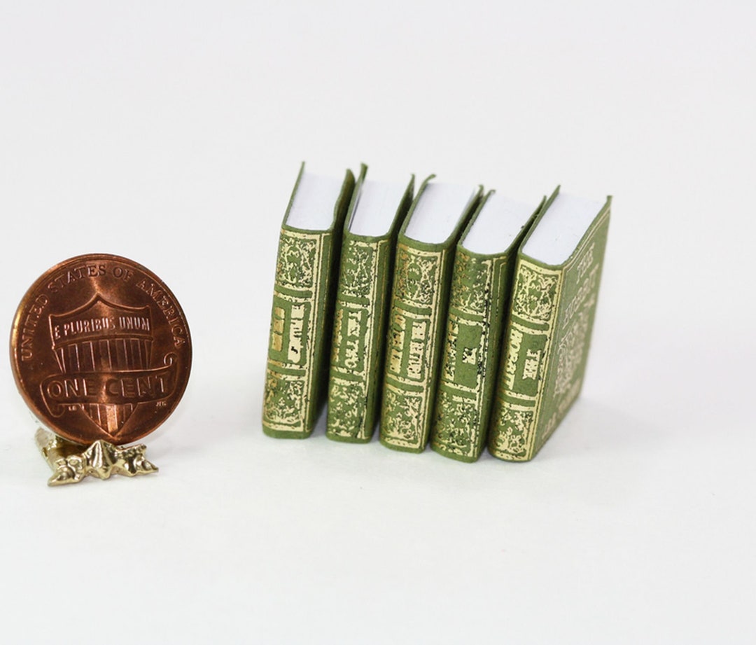 Dollhouse Miniature Set of 5 Classic Books by J. R. R. Tolkien by New ...