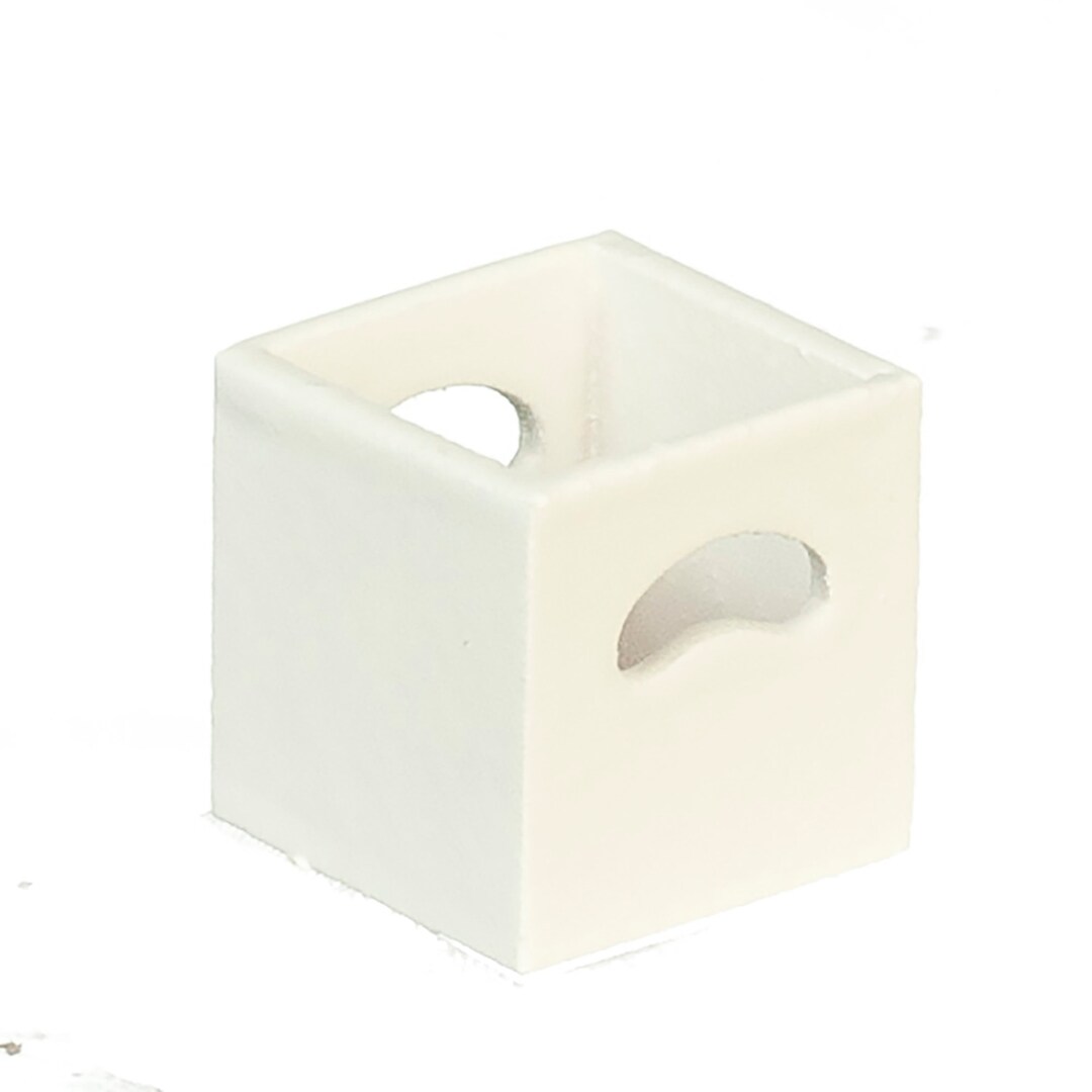 Dollhouse Miniature Storage Box White by Town Square Miniatures - Etsy