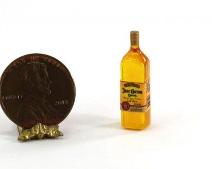 Dollhouse Miniature Bottle of Popular Tequila - Etsy