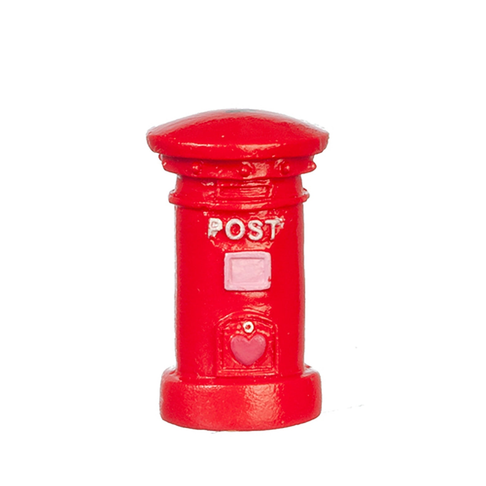 Dollhouse Miniature Hand Painted Red British Mail Box by Town - Etsy