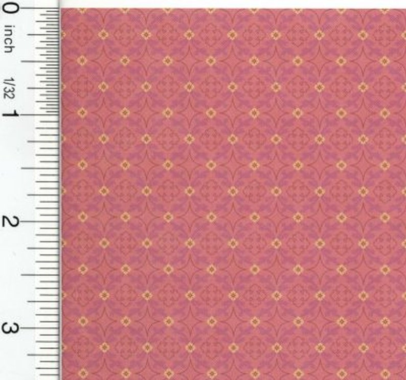 Dollhouse Wallpaper Victorian Gathering Red - Etsy