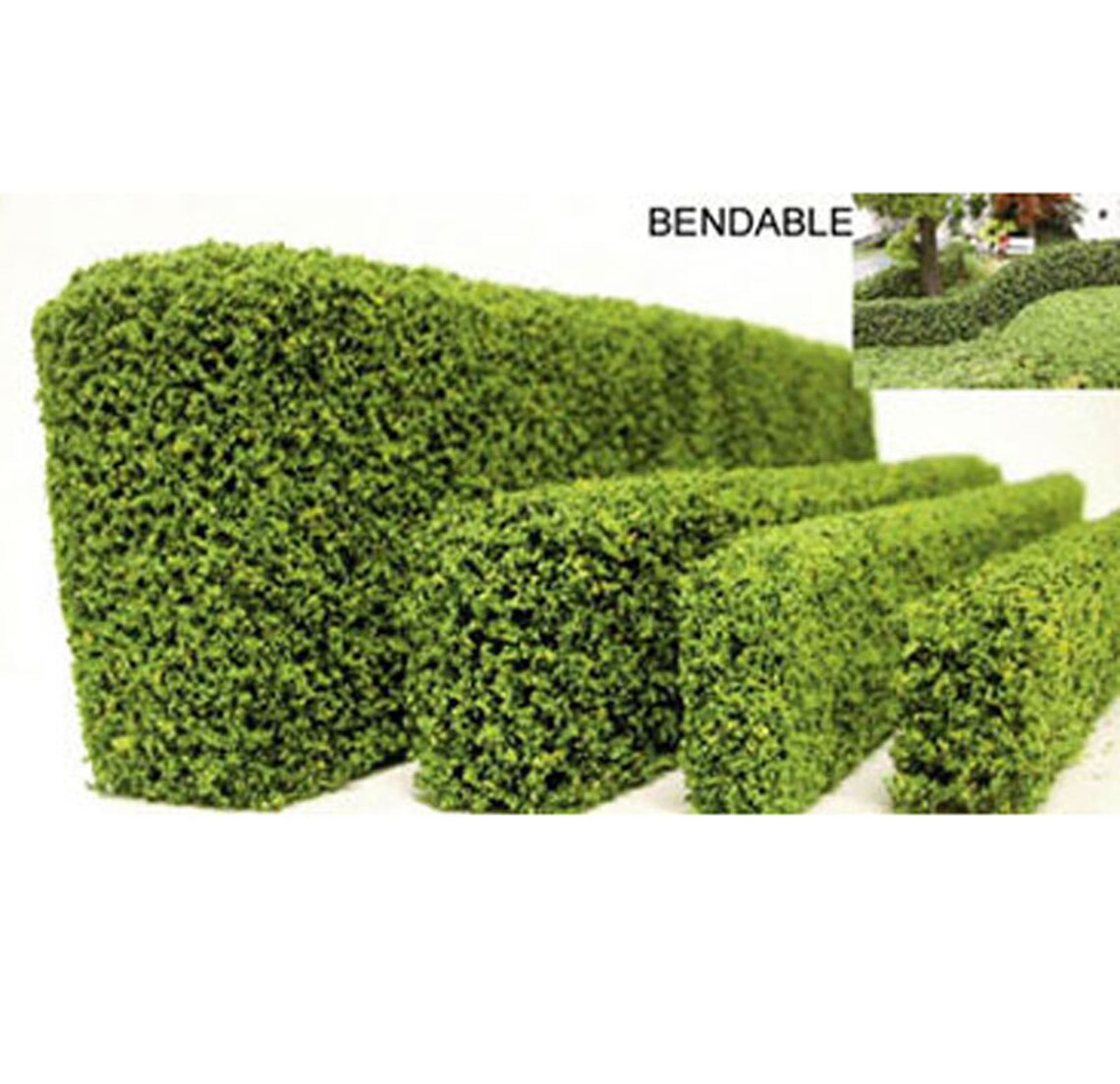 Dollhouse Miniature 1 Inch Tall Dark Green Hedge by Model - Etsy