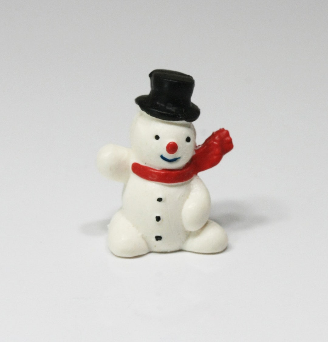 Dollhouse Miniature Snowman Figurine by Multi Minis - Etsy