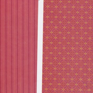 Dollhouse Wallpaper Victorian Gathering Red - Etsy