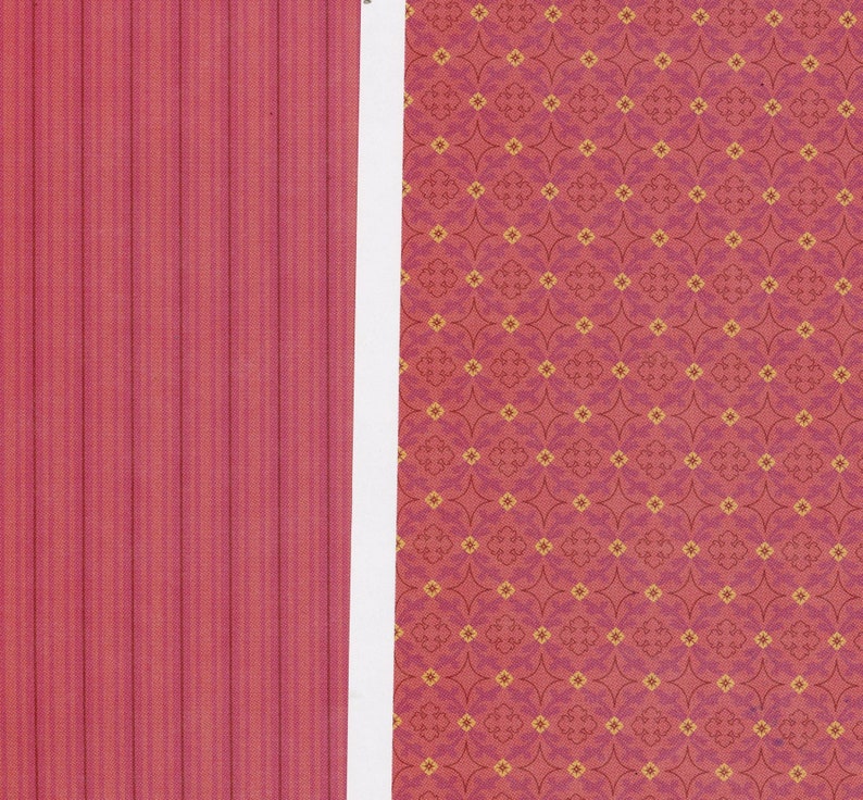 Dollhouse Wallpaper Victorian Gathering Red - Etsy