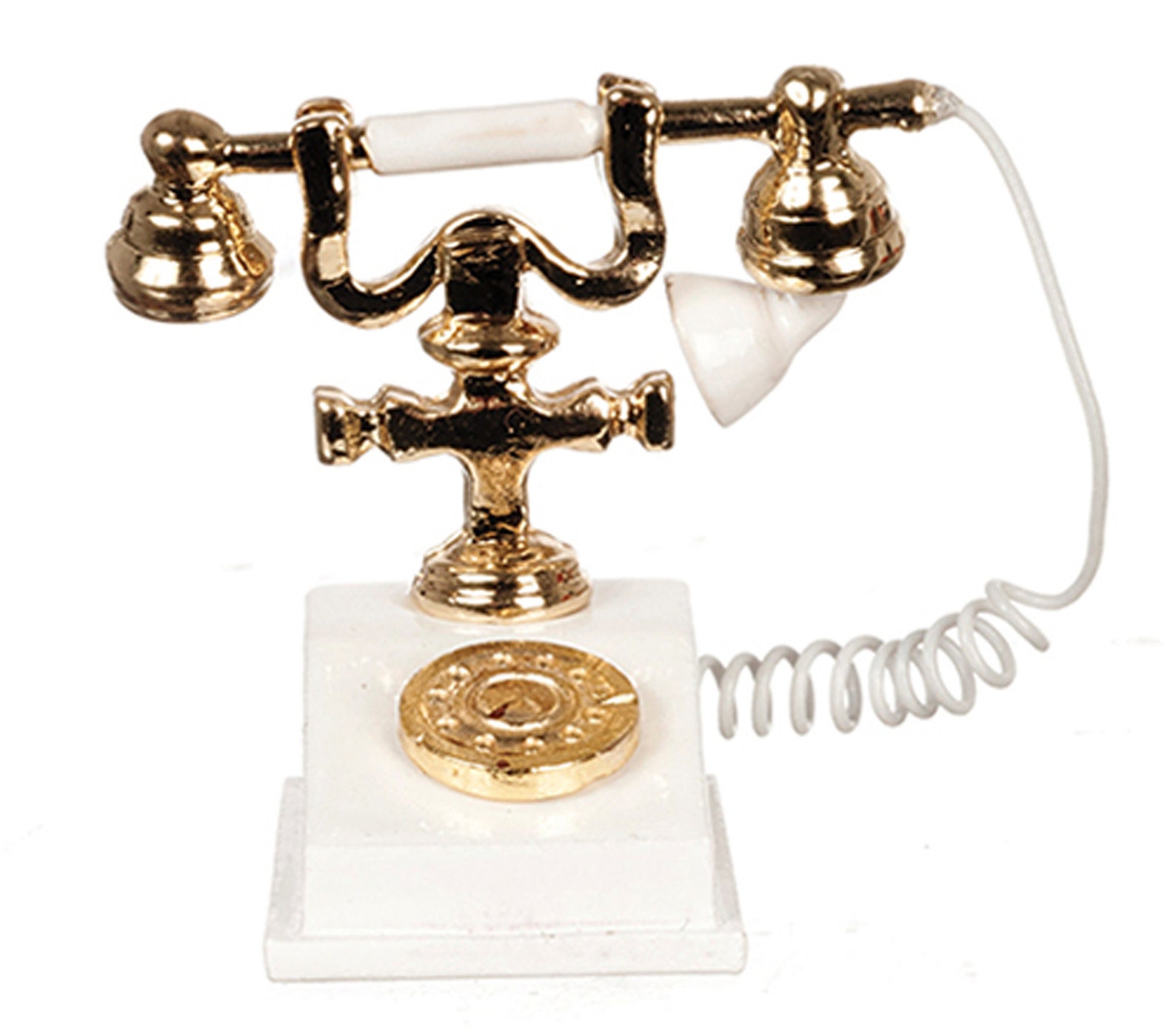 Miniature White Vintage Victorian Telephone - Etsy