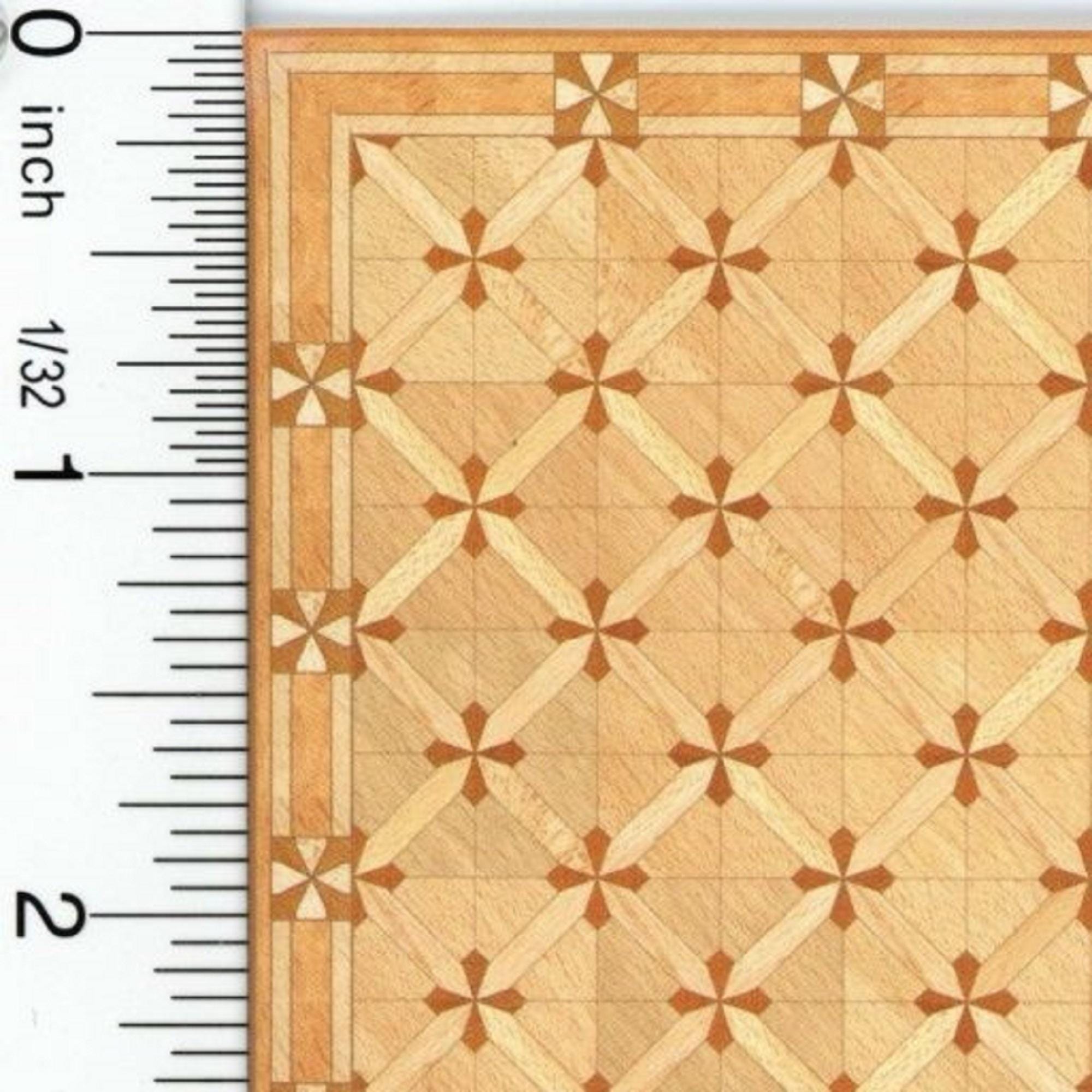 Dollhouse Half Scale Parquet Flooring Sheet by World Model - Etsy