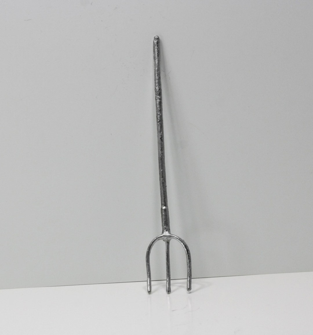 Dollhouse Miniature Long Handled Pitch Fork in Pewter Metal - Etsy