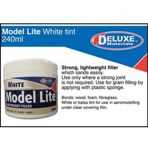 Model Lite White Lightweight Filler by Deluxe Materials - Etsy