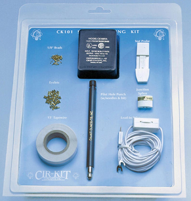 Dollhouse Starter Wiring Kit by Cir-kit Concepts Electrical - Etsy
