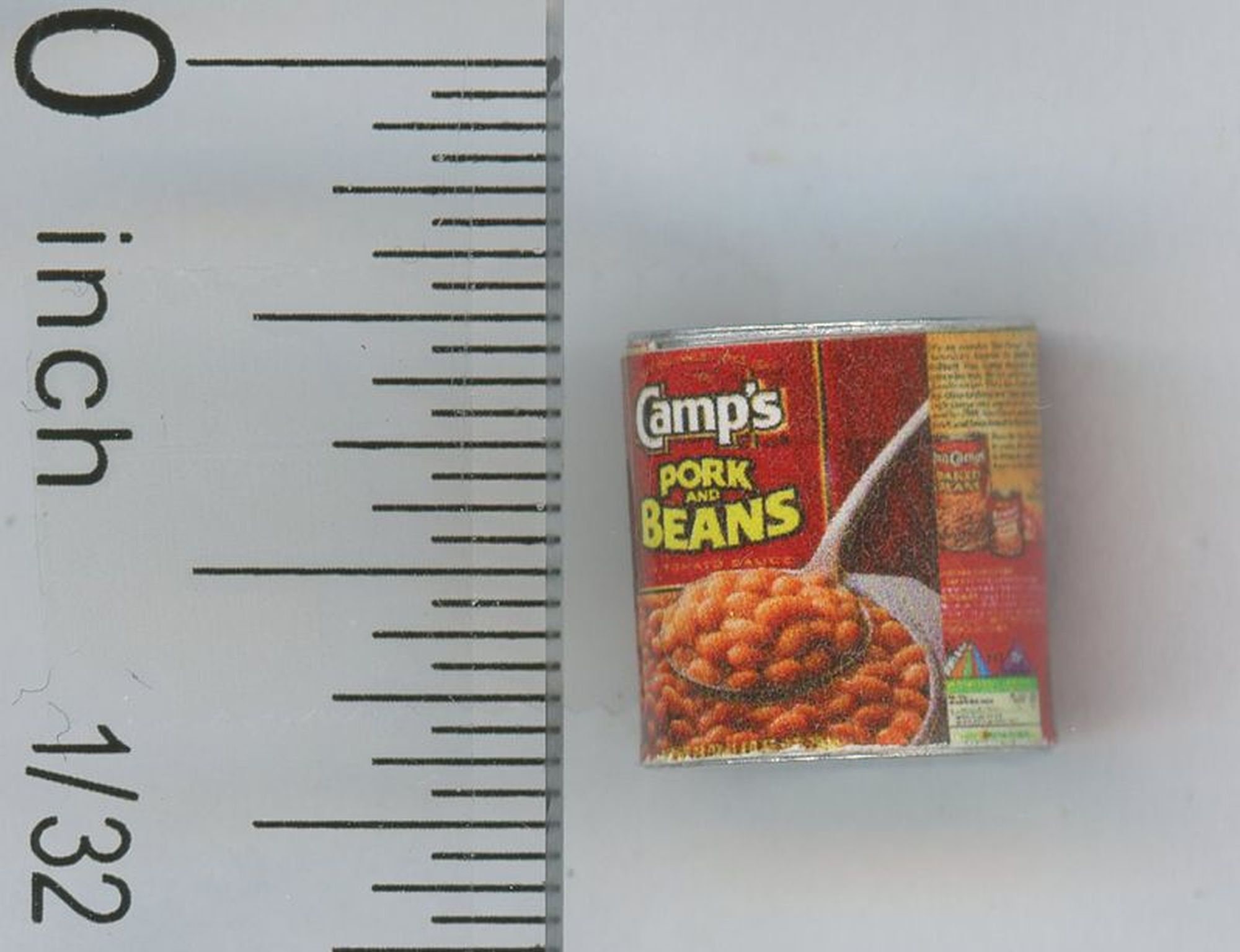 Dollhouse Miniature Can of Pork and Beans by Cindi's - Etsy