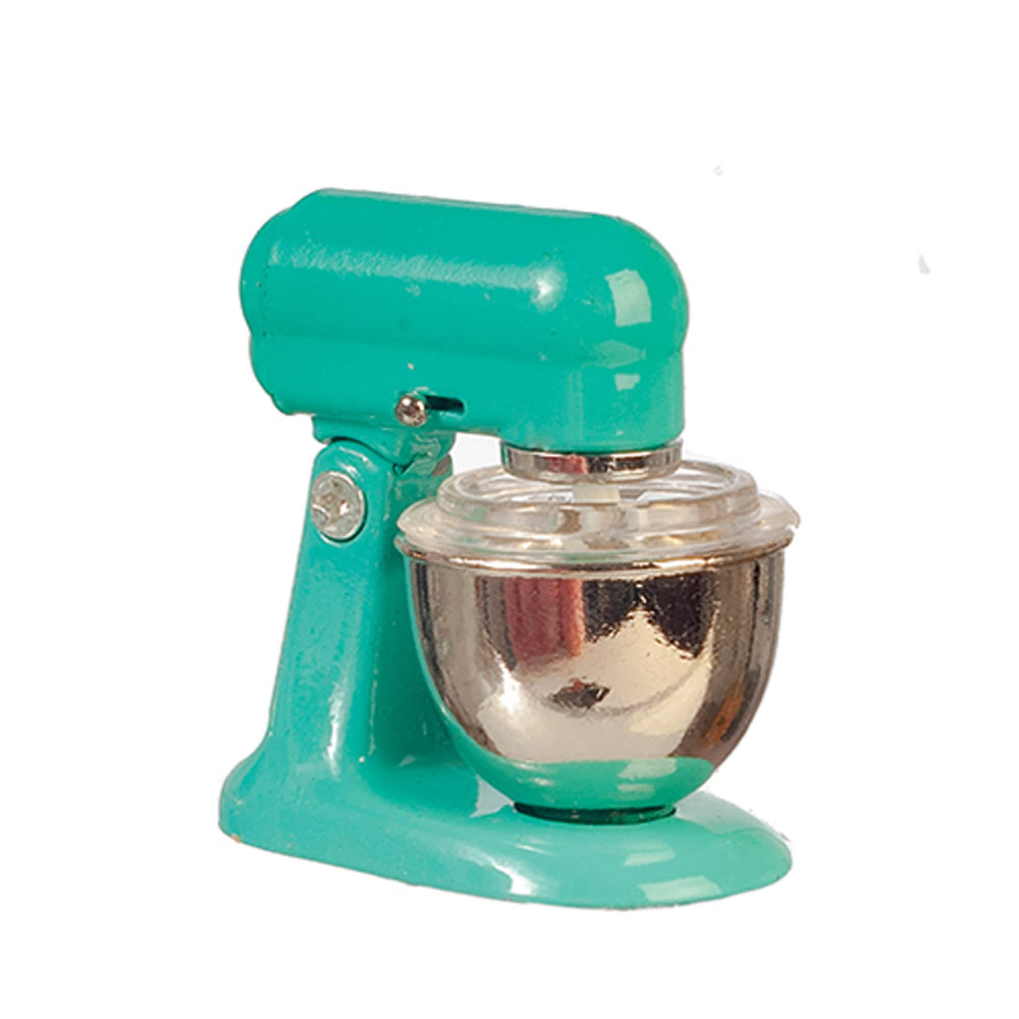 Dollhouse Miniature Turquoise Blue Mixer W/bowl by Falcon Miniatures - Etsy