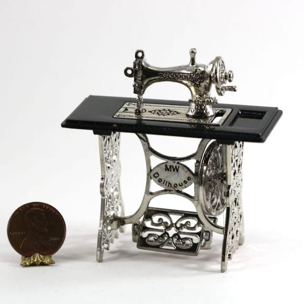 Dollhouse Antique Sewing Machine - Etsy