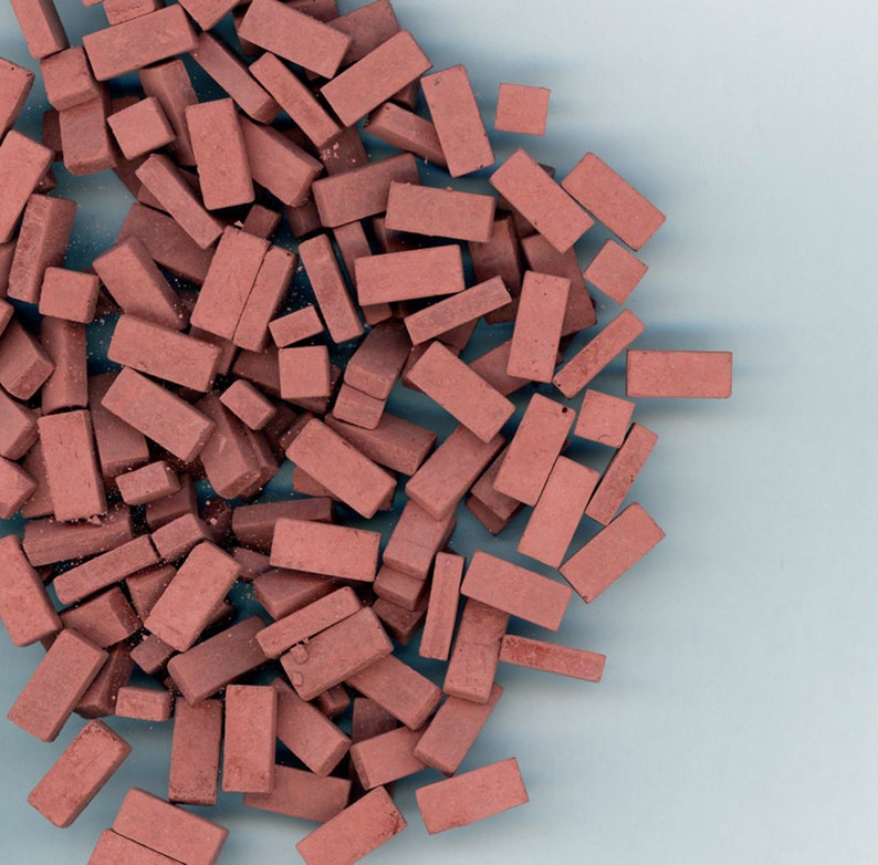 Dollhouse Miniature 325 Piece Common Red Brick by Andi Mini Brick ...