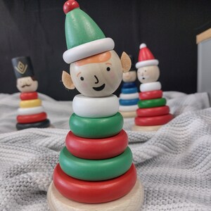 Personalised Christmas Stacking Toy, Christmas Eve Box Gift, Stocking ...