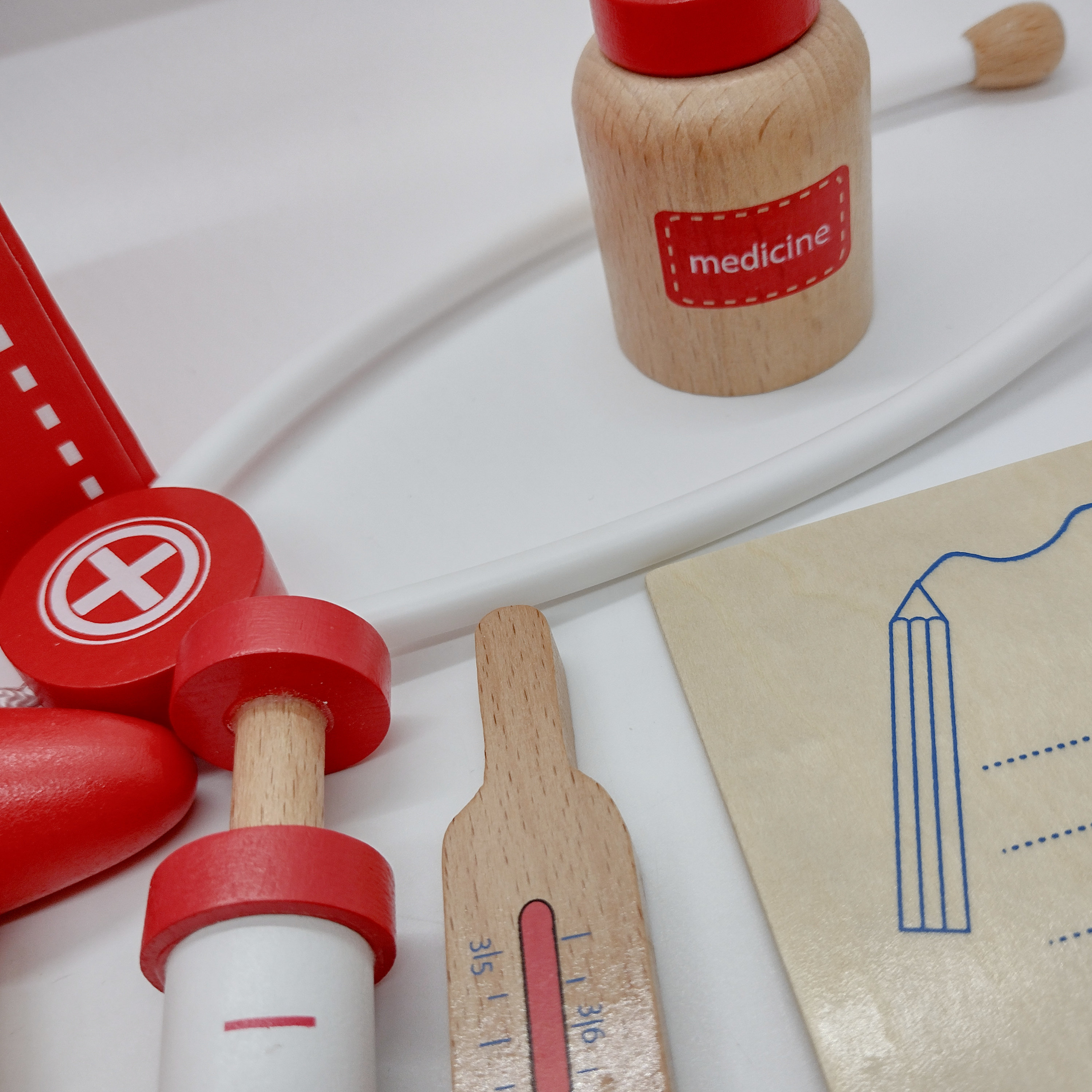 Children's Doctor Play Set Wooden Kids Doctors Play Kit - Etsy