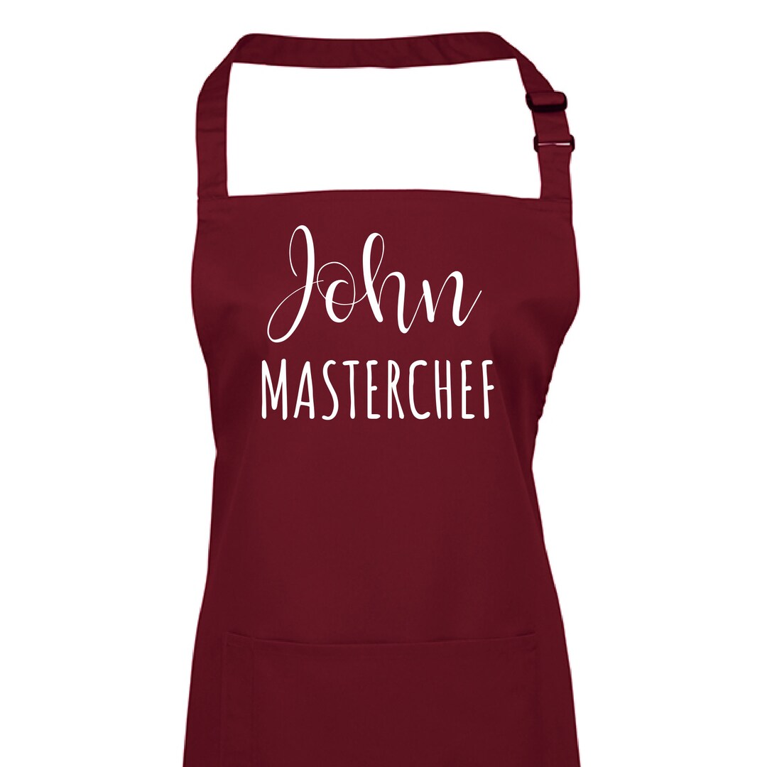 Personalised Adult Masterchef Apron Kitchen Gift Cooking - Etsy