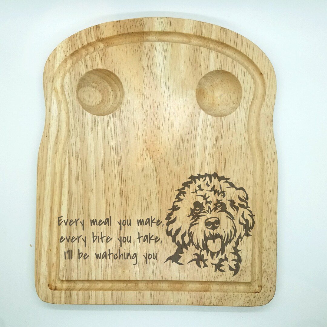 Cockapoo Egg Board, Fun Dog Gift, Cockapoo Present, Toast Shaped Dippy ...