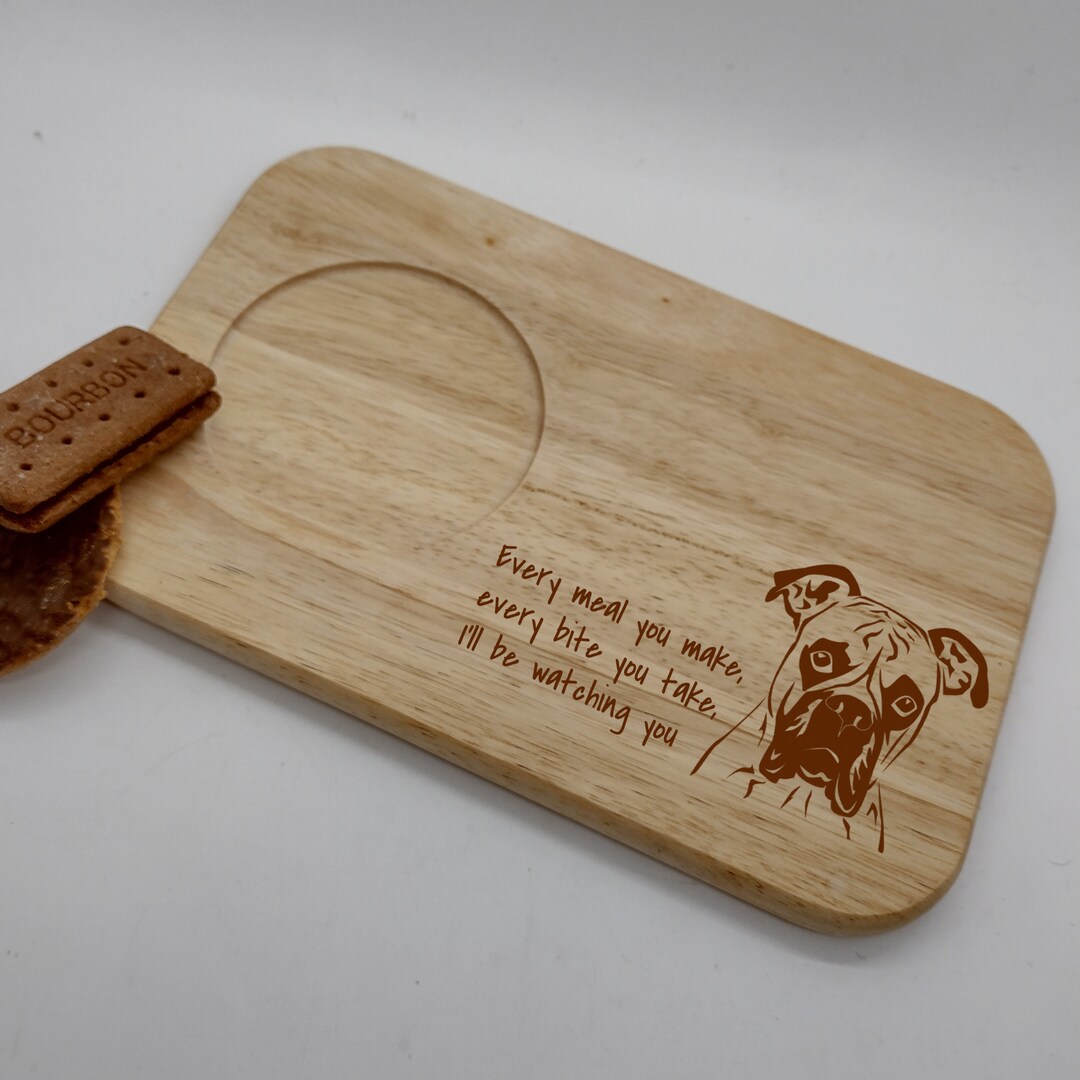 Boxer Tea and Biscuits Serving Board Gift, Boxer Gift, Boxer Present ...