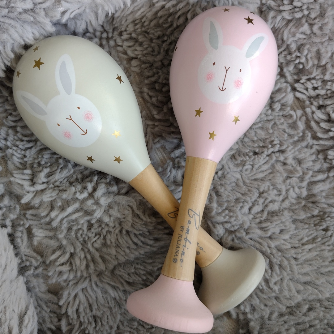 Personalised Wooden Maracas, 1st Birthday Gift, Musical Christmas ...