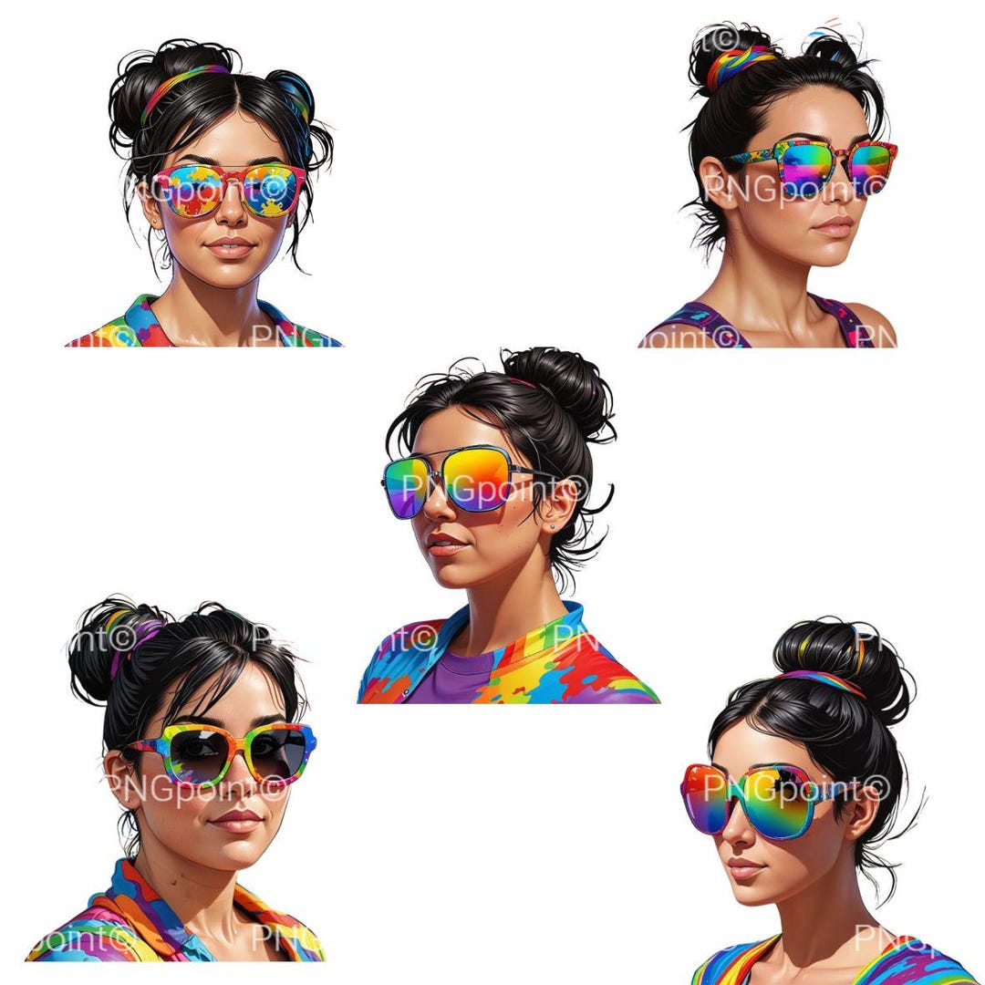Autism Mum PNG Bundle: Rainbow Design - Commercial Use - Etsy