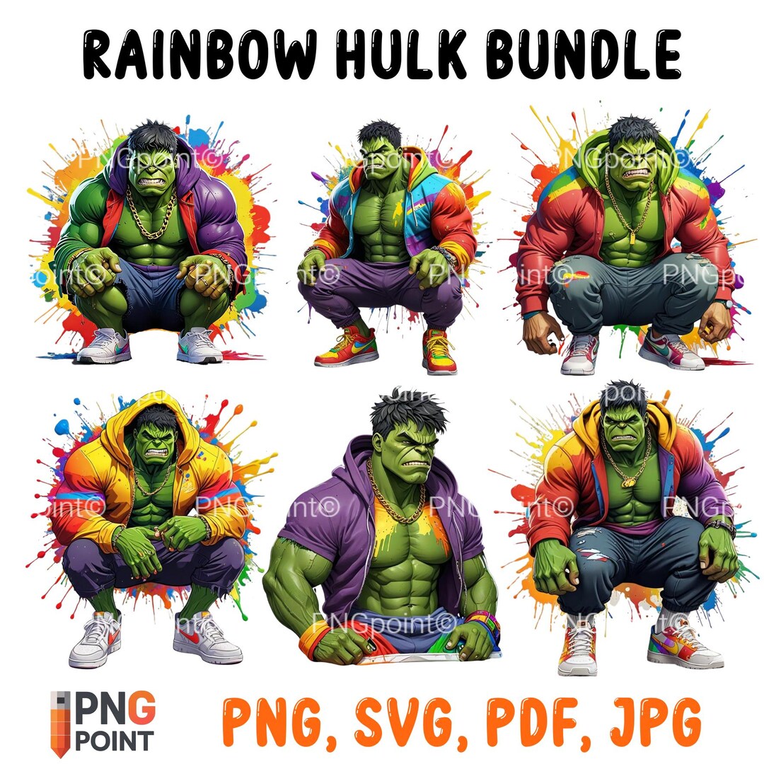 HULK Image Bundle, Hulk Wearing Nikes, Hulk Png, Hulk Svg, Incredible ...