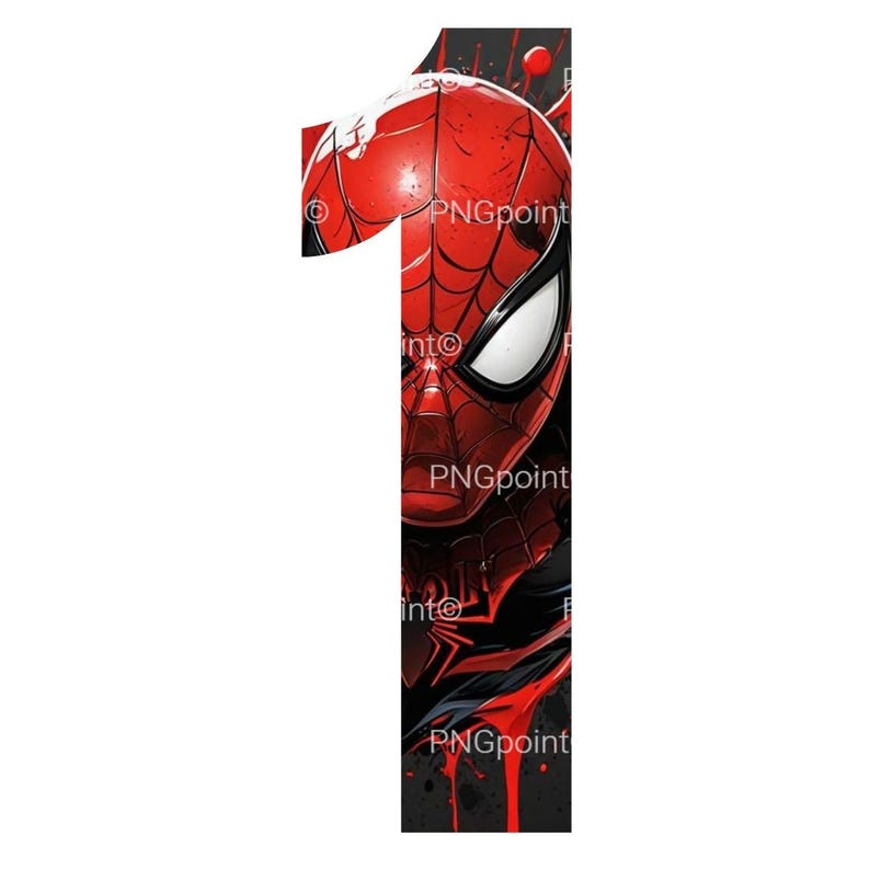 SPIDERMAN Numbers Png, Spiderman Numbers Svg, Spiderman Numbers Jpg ...