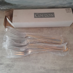 Jean Couzon Set of 18 Pieces of Cutlery, 6 Knives, 6 Forks, 6 Tea ...