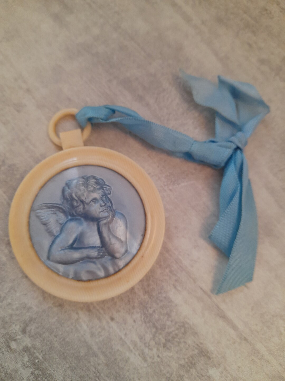 Art- Deco Bakelite and Metal Guardian Angel Crib Protector - Sweet ...