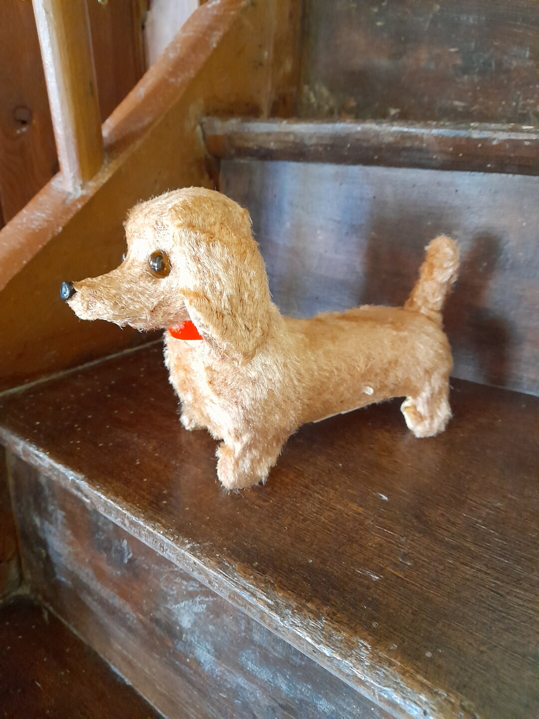 Sweet Little Dachshund, Vintage Moving Dog, Plush, Battery Operated, in ...