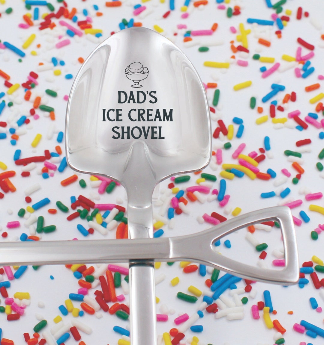 Ice Cream Shovel Spoon, Custom Name, Novelty Gift, Christmas Stocking ...