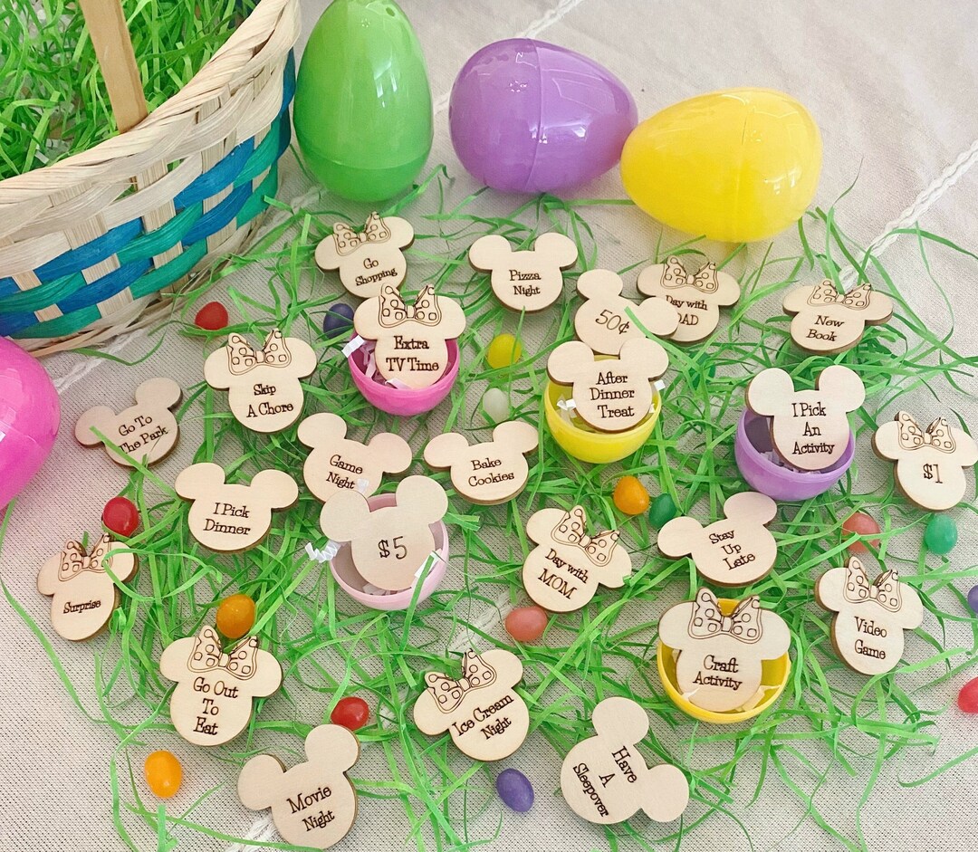 Reward Token, Easter Egg Tokens, Mouse Head, Easter Basket Stuffer ...