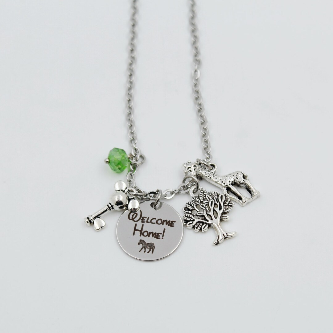 DVC Animal Kingdom Lodge Necklace - Welcome Home Vacation Club - DISNEY ...