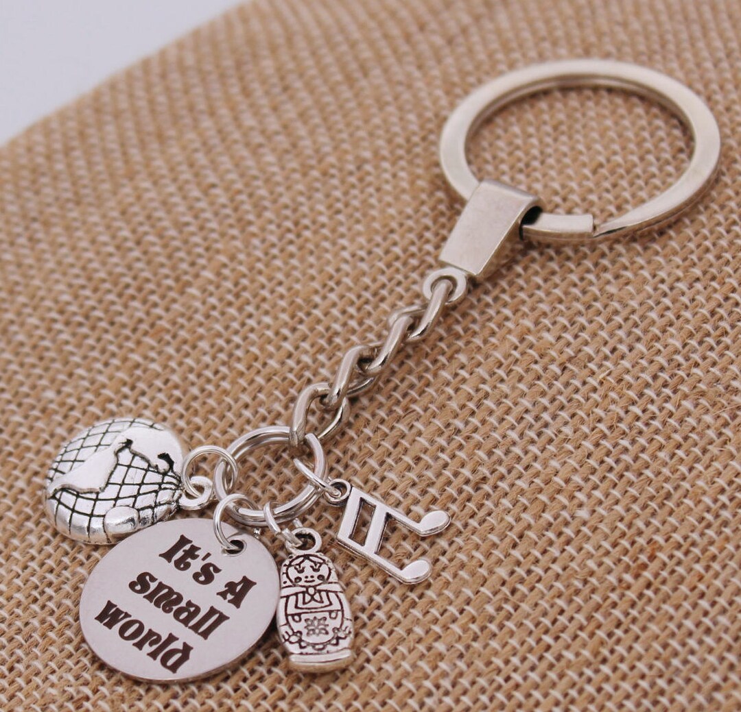 It's A Small World DISNEY Inspired, Key Chain, Key Fob Walt Disney ...