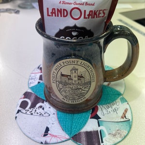 Sewcial Bee * CIRCLE MUG RUG Sewing Pattern * Easy - Beginner * Step by ...