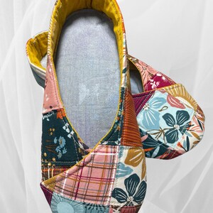 Quilted Wrap & Roll Slippers Sewing Pattern: Ladies Sizes (instant ...