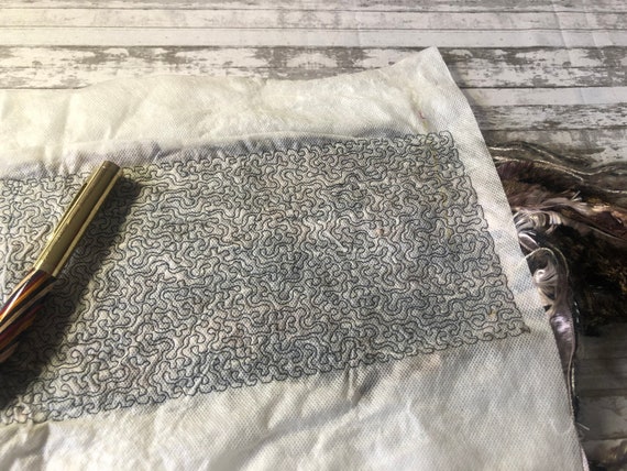 Sewcial Bee's TINY Stipple Machine Embroidery Design | Etsy